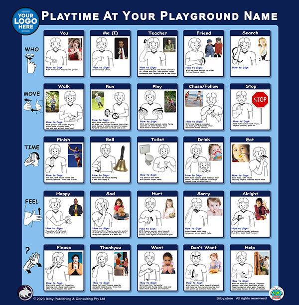 Customised Playground Poster
