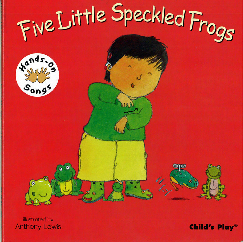 5 little speckled frogs - Board Book - AUSLAN EDITION